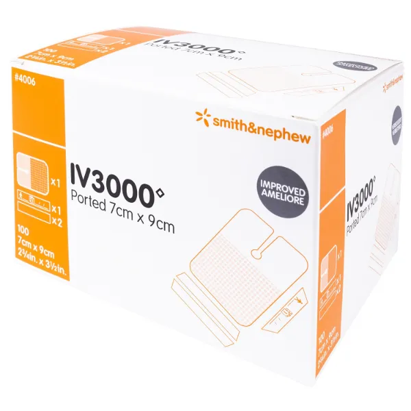 Opsite IV3000 canulefolie 7 x 9 cm | Plastimed