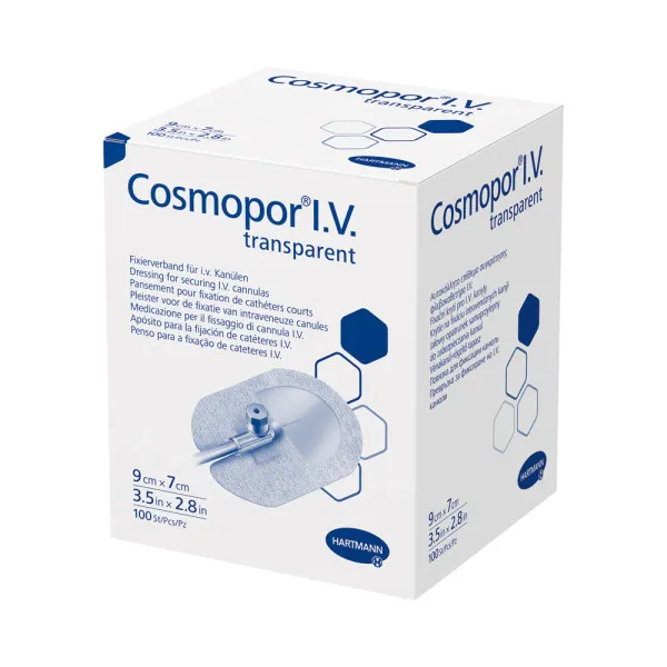 Infuuspleister Cosmopor transparant 9 x 7 cm - Plastimed