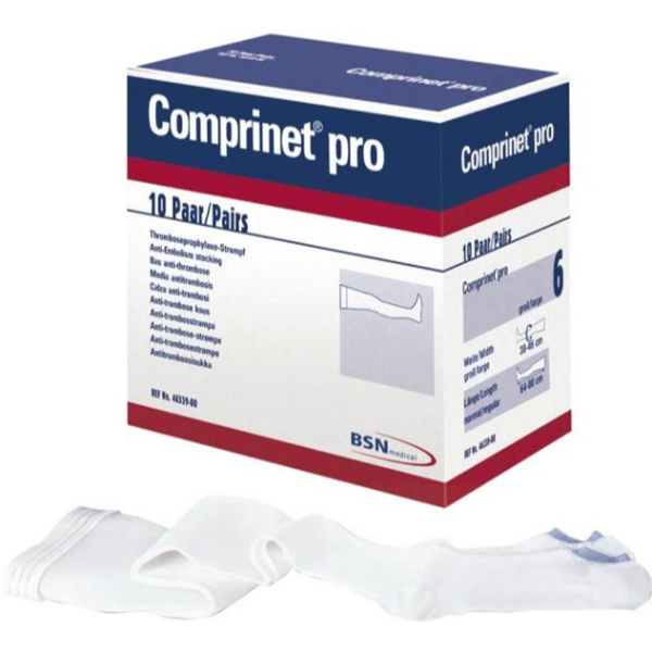 Comprinet Pro Dijkous wit extra groot lang maat 8 | Plastimed