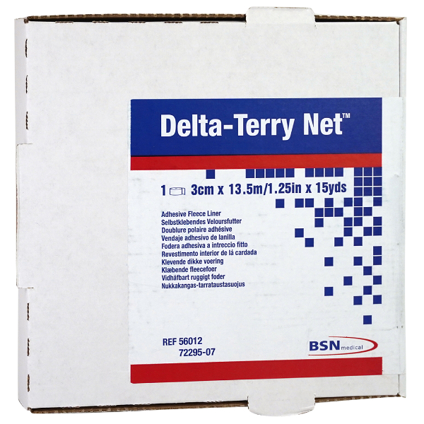 Delta Terry-Net Fleece klevende randpolstering 3,2 cm x 13,5 m - Plastimed