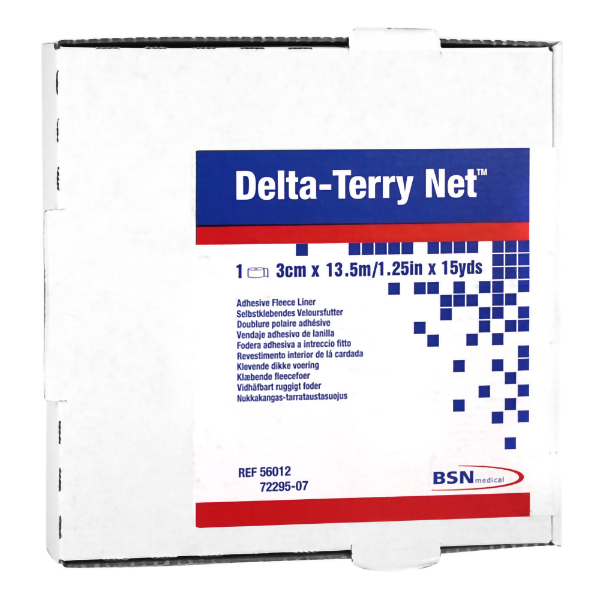 Delta Terry-Net Fleece klevende randpolstering 3 cm x 13,7 m wit ...
